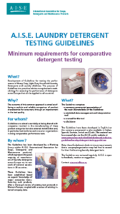 Detergent Test Protocol - A.I.S.E.
