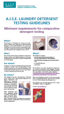 Detergent Test Protocol - A.I.S.E.
